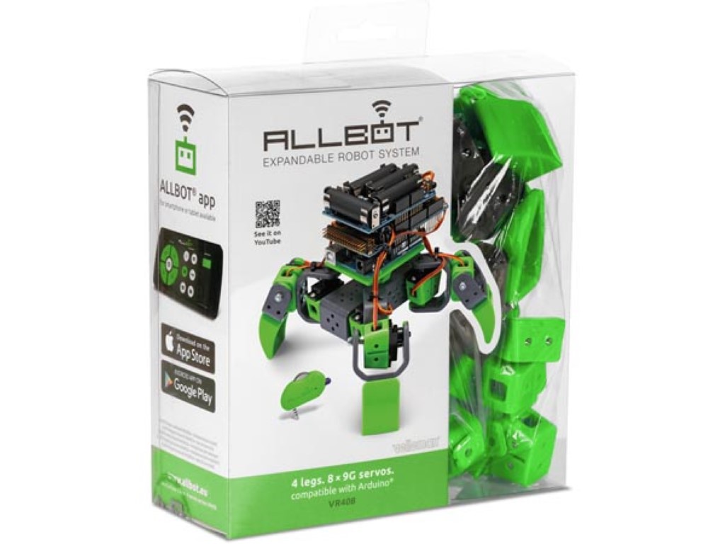 Velleman VR408: FOUR LEGGED ALLBOT® – Velleman – Wholesaler and developer of electronics