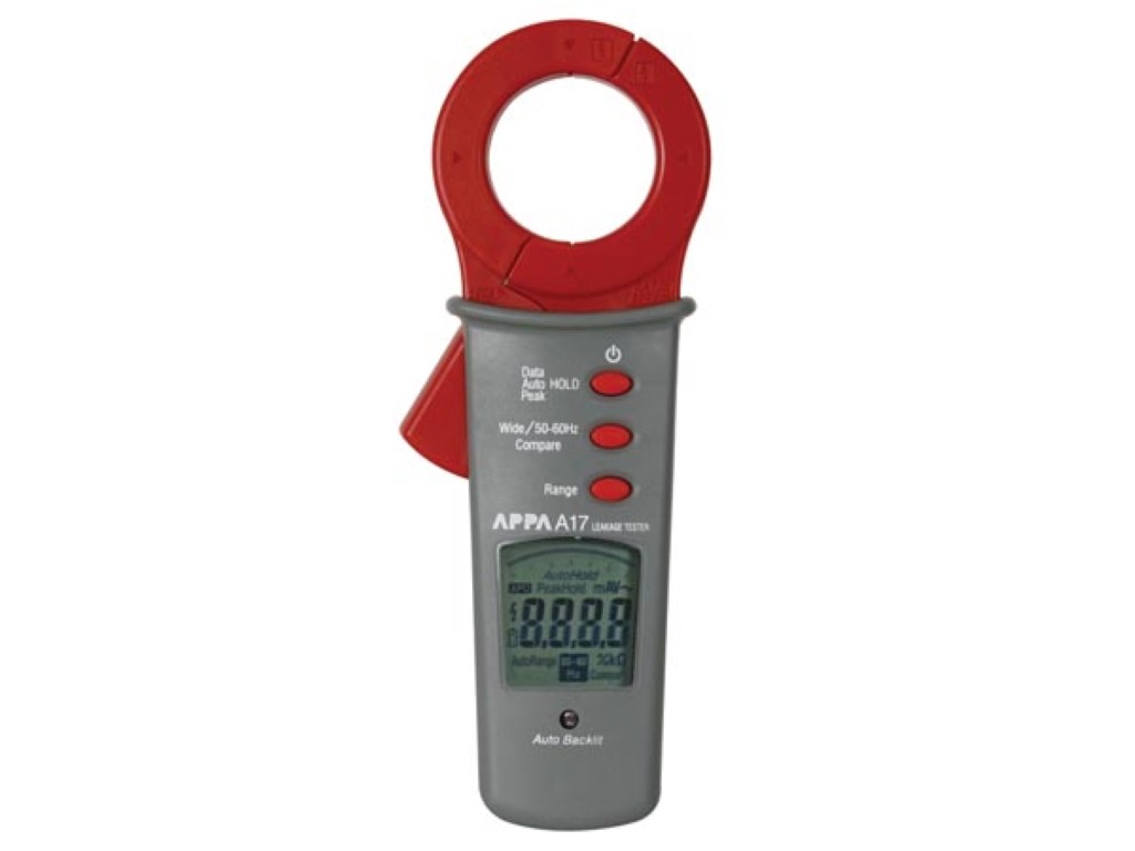 Appa APPAA17: PINZA AMPERIMÉTRICA DE CORRIENTE DE FUGA APPA A17 – Velleman – Wholesaler and ...