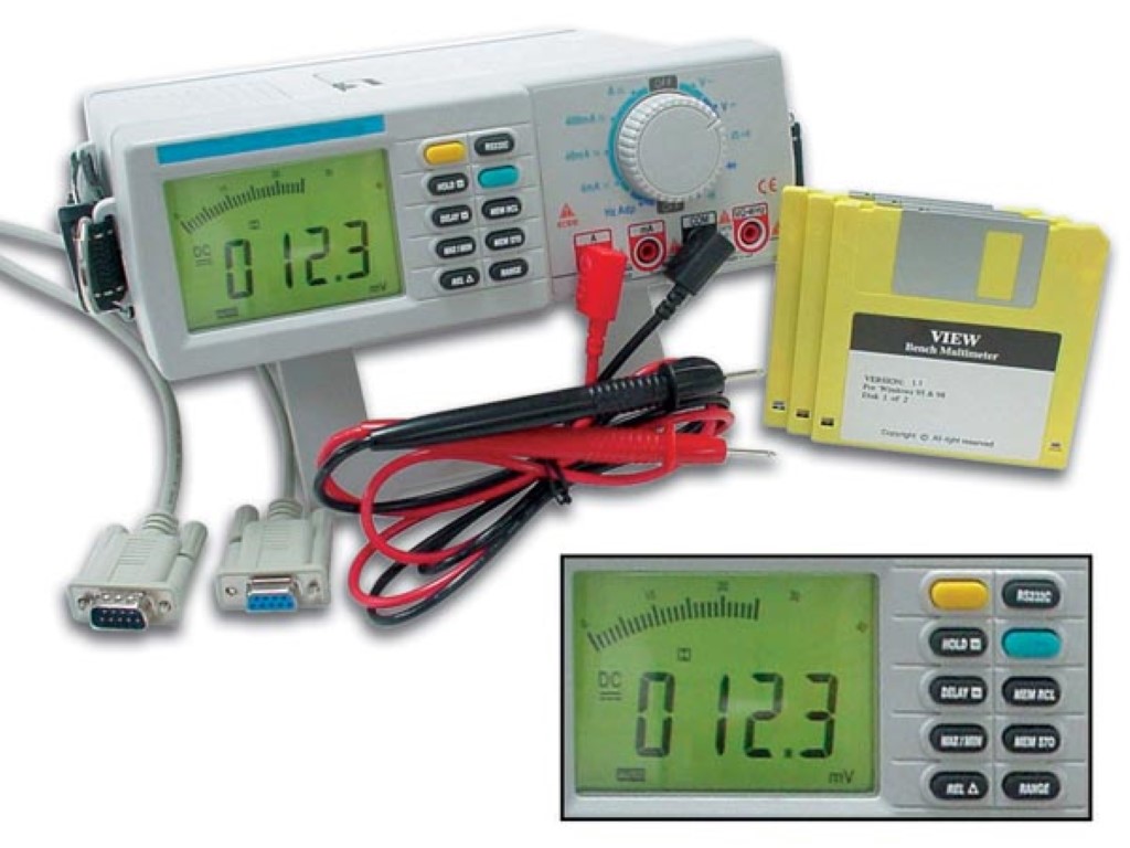 Mastech DVM645BI: DIGITAL BENCH MULTIMETER – Velleman – Wholesaler and ...