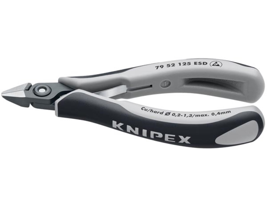 Knipex KPX7952125ESD: PRECISION ELECTRONICS DIAGONAL CUTTER - POLISHED ...