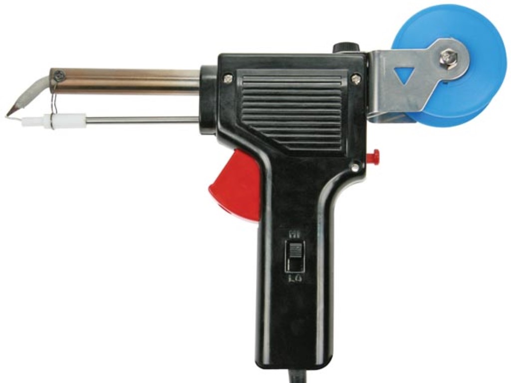 Velleman VTSG60SF: SOLDER GUN WITH AUTO FEED, 30-60W SELECTABLE ...