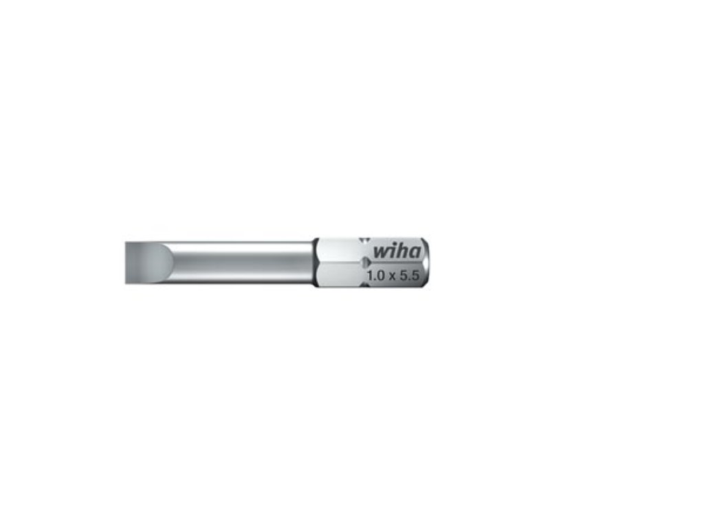 WIHA WH01617: Wiha Standard bit, 39 mm Slotted 1/4" (01617) 6,5 ...