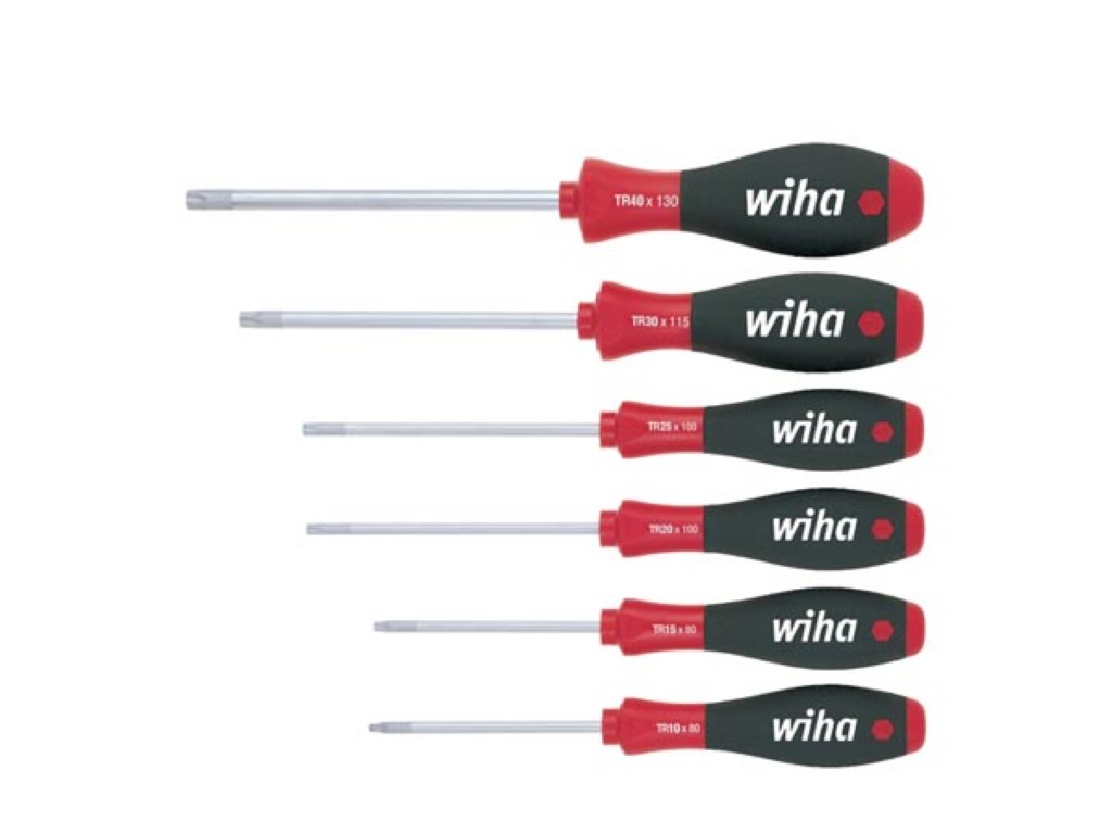 WIHA WH24506: Wiha Screwdriver set SoftFinish® TORX® Tamper Resistant (with hole) 6-pcs. (24506 ...