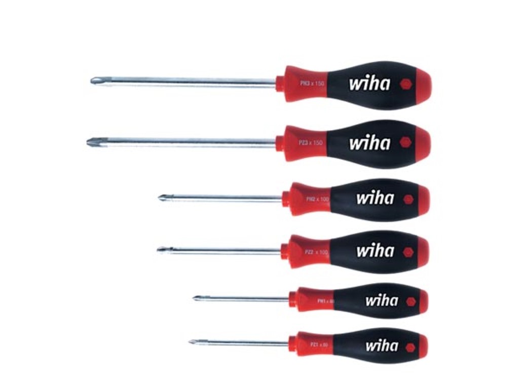 WIHA WH26146: Wiha Screwdriver set SoftFinish Phillips, Pozidriv 6-pcs ...