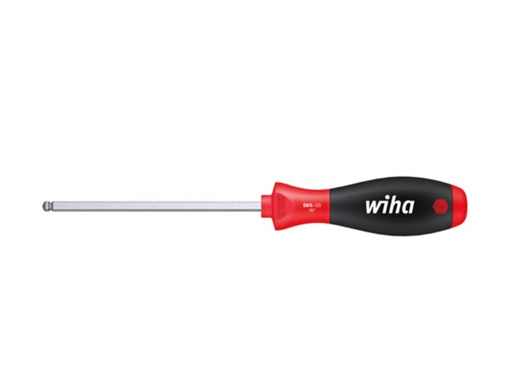 WIHA WH26331: Wiha Screwdriver SoftFinish® Hexagonal ball end with hexagonal blade (26331) 6 x ...