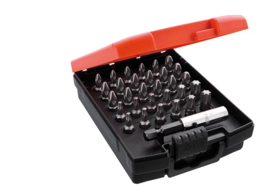 WIHA WH36310: Wiha Bit set Standard 25 mm TORX®, Pozidriv 1/4" 31-pcs ...