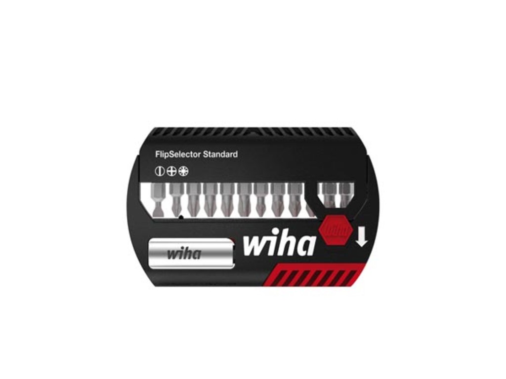 WIHA WH39049: Wiha Bit set FlipSelector Standard 25 mm Slotted ...
