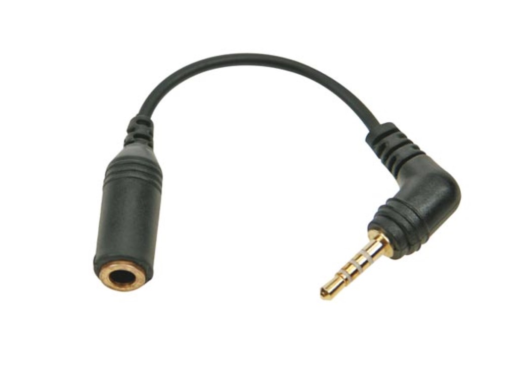 AVB074: CABLE AUDIO ESTÉREO - HEMBRA 3.5mm A MACHO 2.5mm - 40mm ...