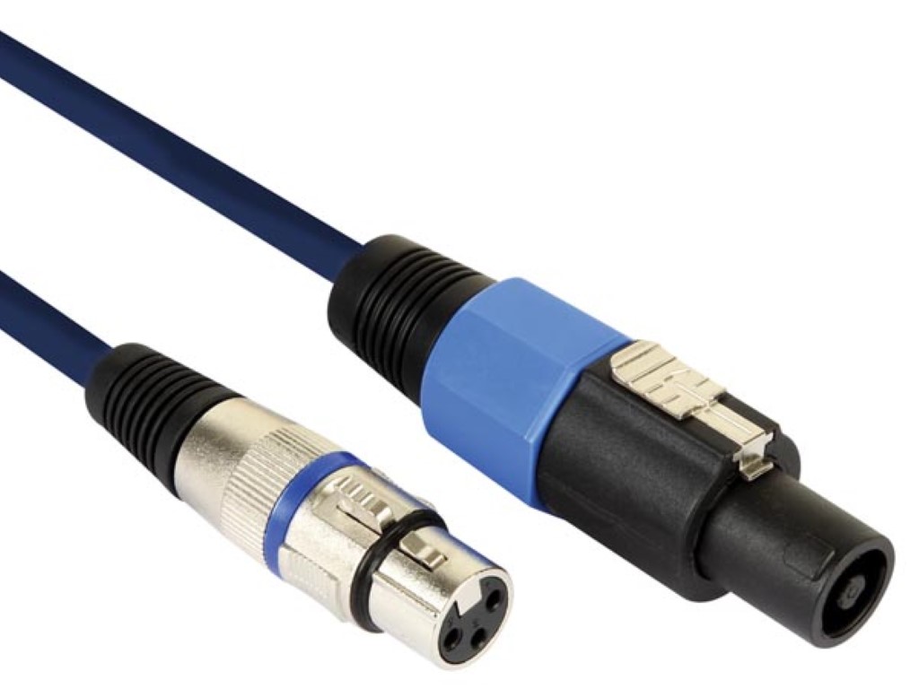 HQ-Power PAC183: PROFESSIONAL SPEAKER CABLE, LOUDSPEAKER CONNECTOR 4P ...