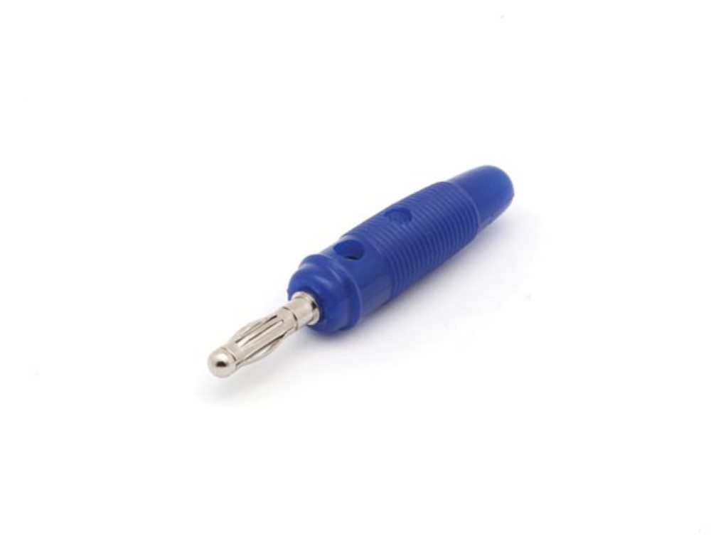 CM19BL: BANANA PLUG 4mm - BLUE – Velleman – Wholesaler and developer of ...
