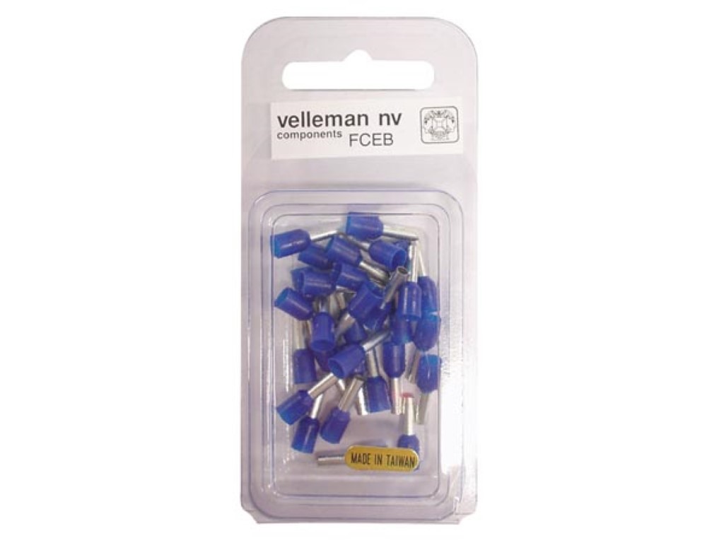 Velleman FCEB: PUNTERA HUECA - 2.50 mm² (AZUL) – Velleman – Wholesaler ...