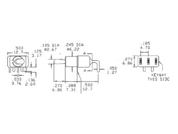 8020: 90° HORIZONTAL TOGGLE SWITCH SPDT ON-OFF-ON – Velleman ...