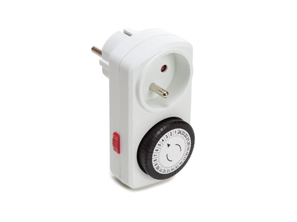 Perel E305DM-1: Mini 24-hour timer, mechanical, 230 V, 16 A, 3680 W ...