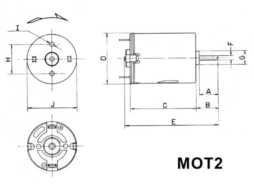 MOT2: MOTEUR CC 6Vcc 340mA 14400rpm (2.4-6Vcc) – Velleman – Wholesaler ...