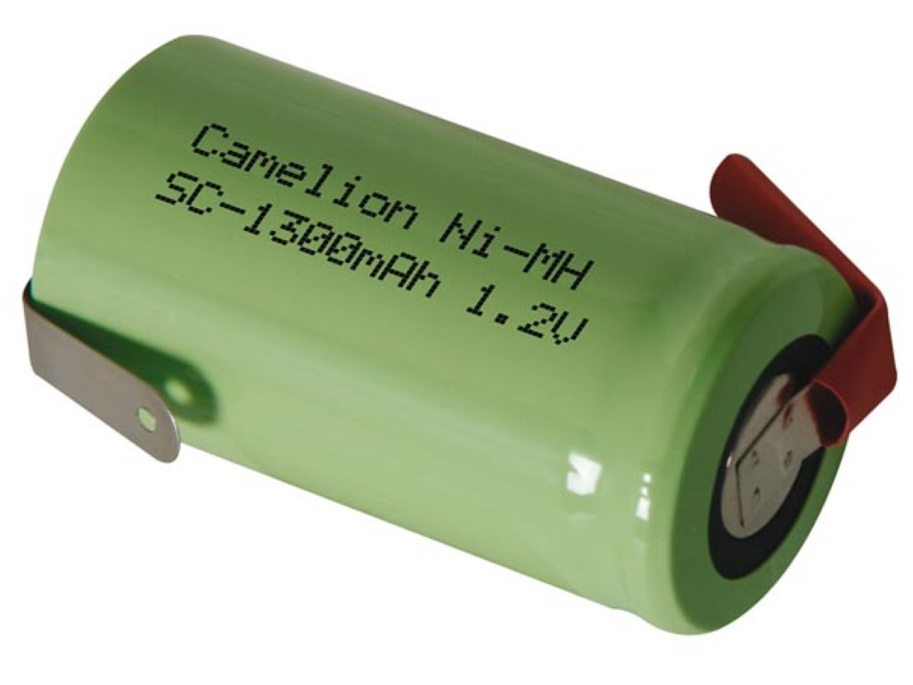 Camelion RSH1.3LFOMC: NI-MH BATTERIJ 1.2V - 1.3Ah MET SOLDEERLIPPEN IN ...