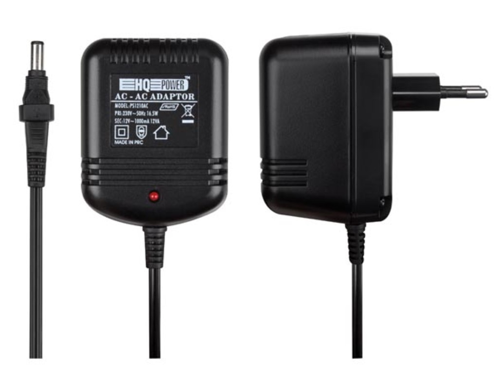 HQ-Power PS1210AC: NON-REGULATED SINGLE-VOLTAGE ADAPTER AC INPUT AC ...