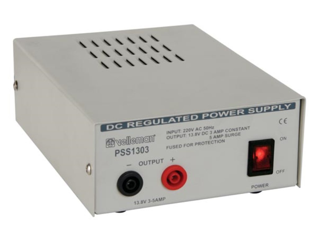 HQ-Power PSS1303: FIXED SWITCHING POWER SUPPLY 13.8V / 3A – Velleman ...