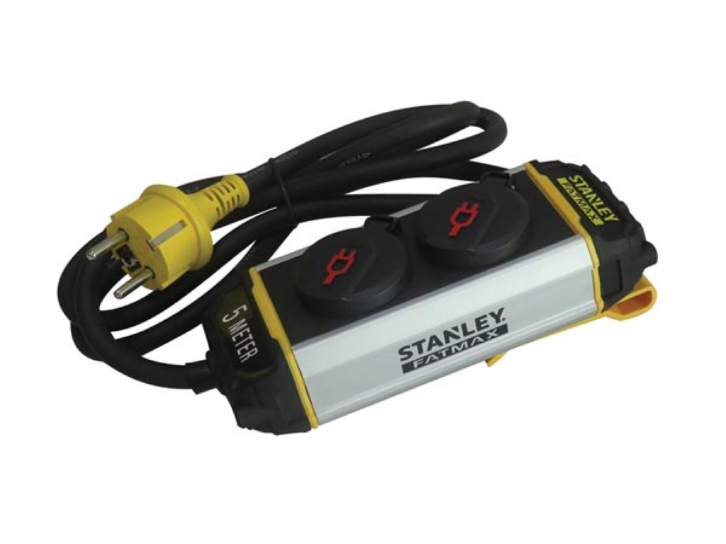 Stanley ESTN2BL-G: STANLEY - 2 - SOCKET COVERED OUTLETS "BELT-CLIP ...