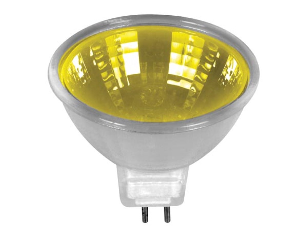 HQ-Power LHALMR1620Y: HALOGEN LAMP 20W/12V, YELLOW, MR16 – Velleman ...