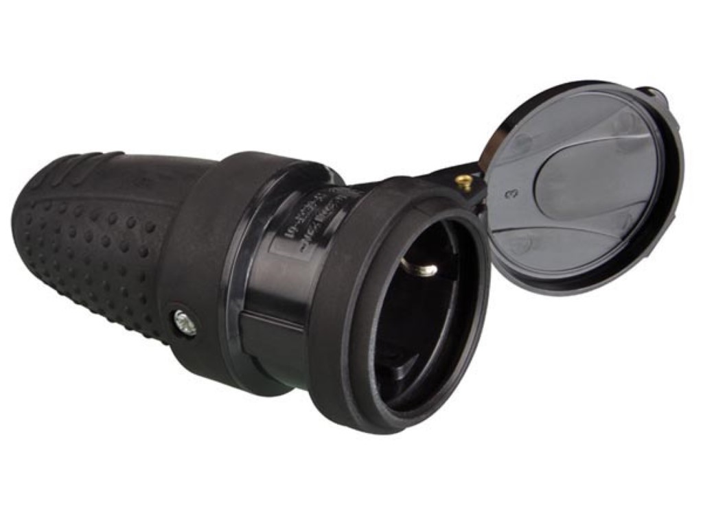 Perel E390F2-G: SOCKET - IP44 - GERMAN TYPE – Velleman – Wholesaler and ...