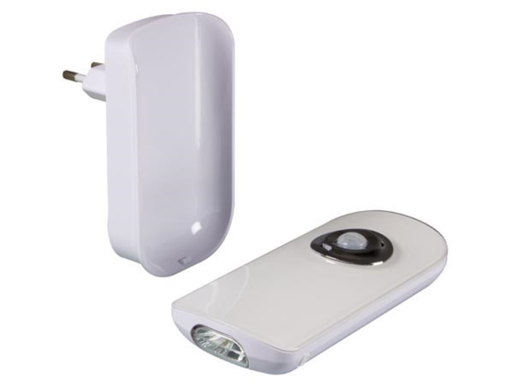 Perel EFL36: CONTACTLOZE HERLAADBARE LEDZAKLAMP met PIR-SENSOR ...