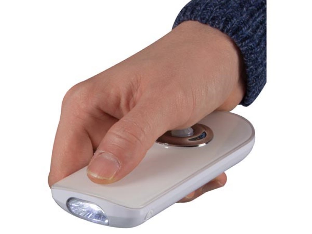Perel EFL36: CONTACTLOZE HERLAADBARE LEDZAKLAMP met PIR-SENSOR ...