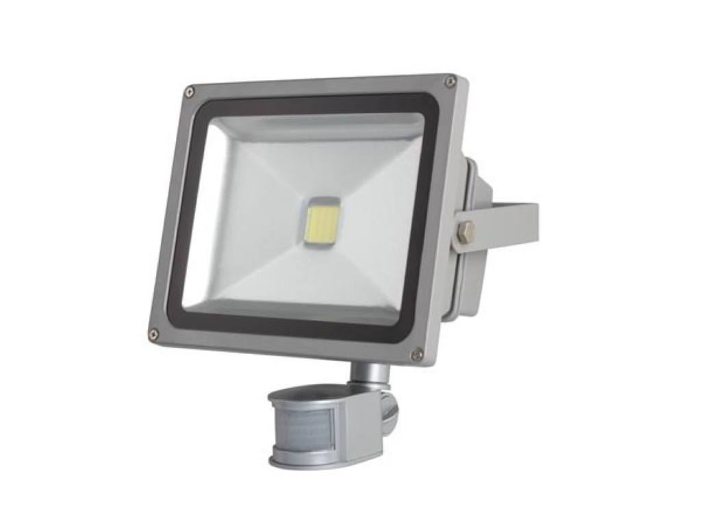 Perel LEDA303CW-GP: OUTDOOR LED FLOODLIGHT WITH PIR SENSOR - 30W ...