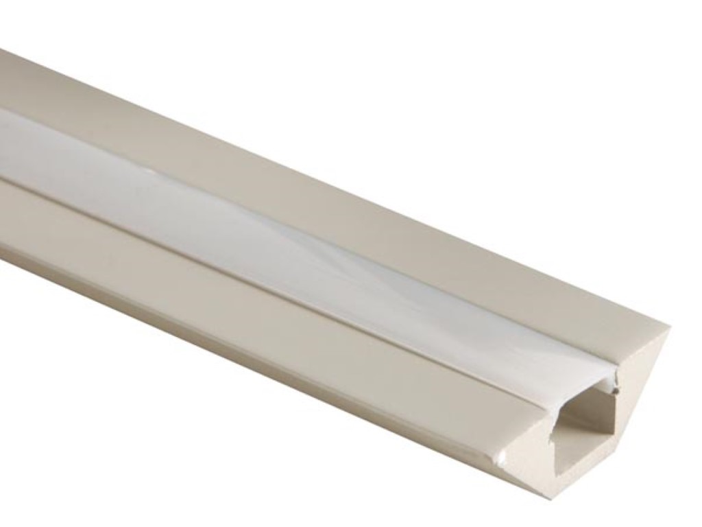 Velleman CHLMP2: MDF LED PROFILE FOR LED STRIPS - 45° - 1M – Velleman ...