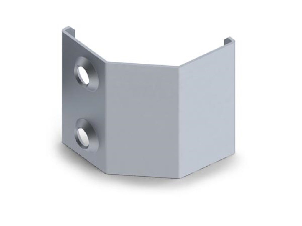 LEDsON MC-E1: ABS MOUNTING BRACKET FOR ALU-CORNER LED PROFILE - GREY ...