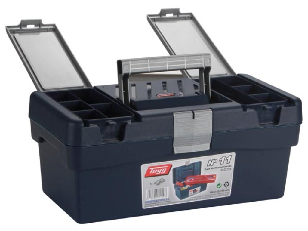 Tayg TG111006: TAYG - TOOL BOX - 356 x 192 x 150 mm - WITH TRAY - 10,2 ...