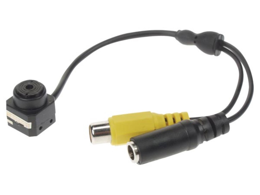 Velleman CAMZWCMM1: SUPER MINI B/W CMOS PINHOLE CAMERA + ADAPTER ...
