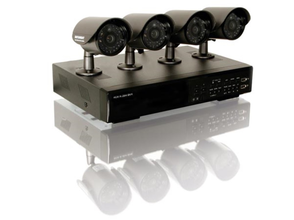Velleman CCTVPROM12: CCTV-PACK: H.264 FULL FRAME DVR + 4 SONY EFFIO IR ...