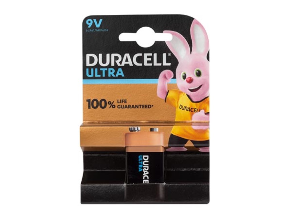 Duracell BDU6LR61-BL1: DURACELL - ULTRAPOWER ALKALINE BATTERY 9 V E ...
