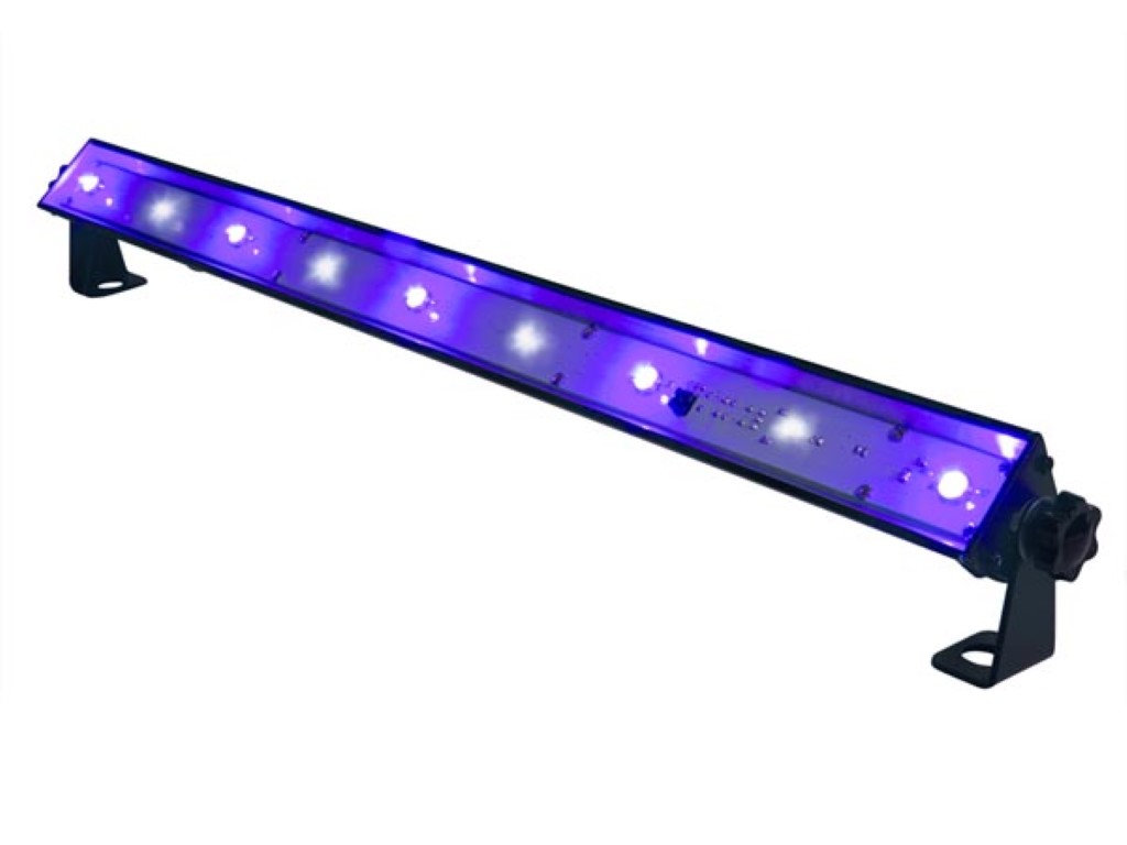 HQ-Power HQLE10018: LED SLIM LIGHT - UV WASH EFFECT WITH WHITE STROBE ...
