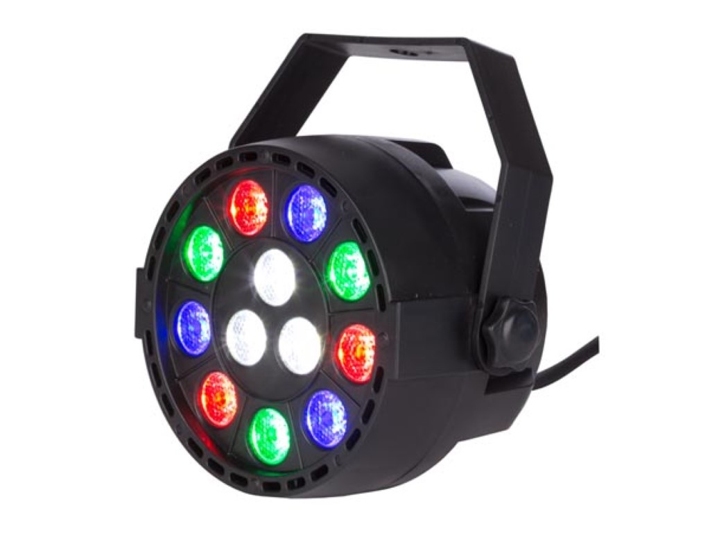 HQ-Power HQLP10001: COMPACT 121 - MINI LED PAR 9 x 1 W RGB + 3 x 1 W ...