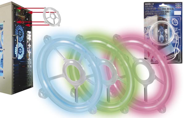 Velleman PCFLP: PINK COLD-CATHODE FLUORESCENT LAMP + POWER SUPPLY ...