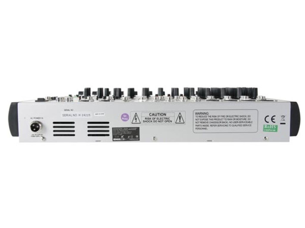 HQ-Power PROMIX1212E: PROFESSIONAL MIXER - 12 CHANNEL - DIGITAL MULTI ...