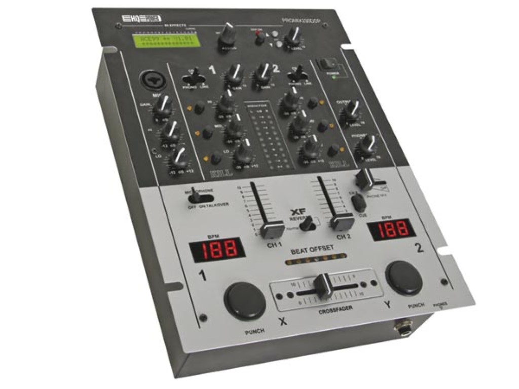 HQ-Power PROMIX230DSP: PROFESSIONAL DJ MIXER - 2 CHANNELS - DSP EFFECTS ...