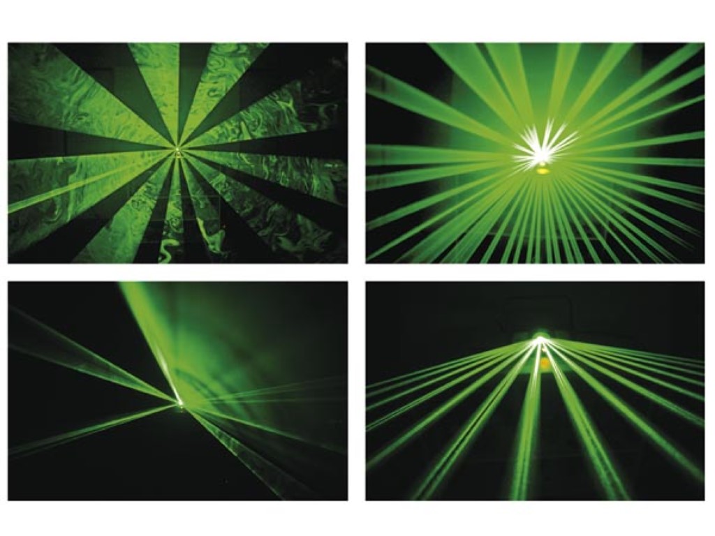 HQ-Power VDP401GLD7: LASER PROJECTOR, GREEN - 40mW - 7 DMX CHANNELS ...