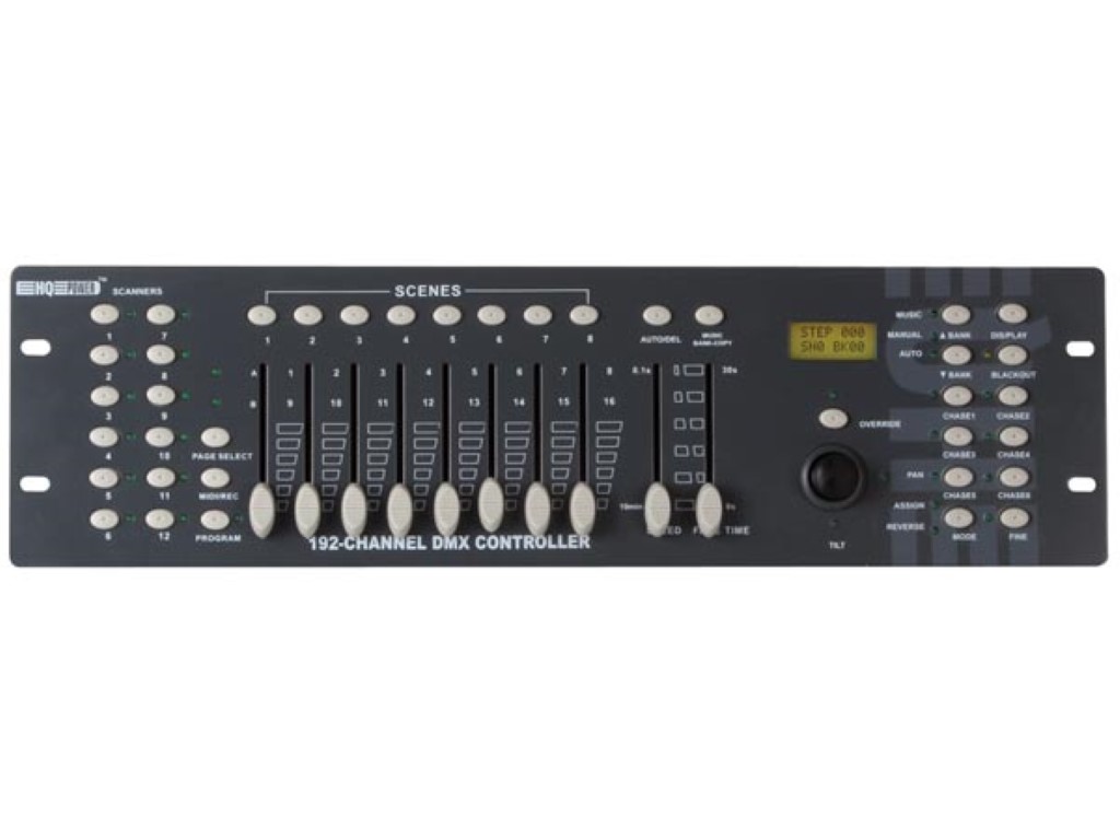 HQ-Power VDPC174: 192-CHANNEL DMX CONTROLLER WITH JOYSTICK – Velleman ...