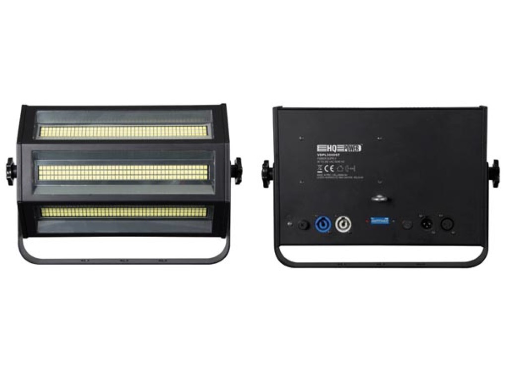 HQ-Power VDPL3000ST: NUCLILED 3000 - TRIPLE DMX LED STROBE – Velleman ...