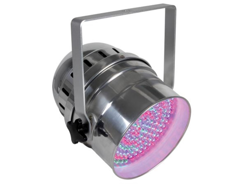 HQ-Power VDPLP64SC: PAR64 LED PROJECTOR - SHORT - CHROME - 183 x 10mm ...