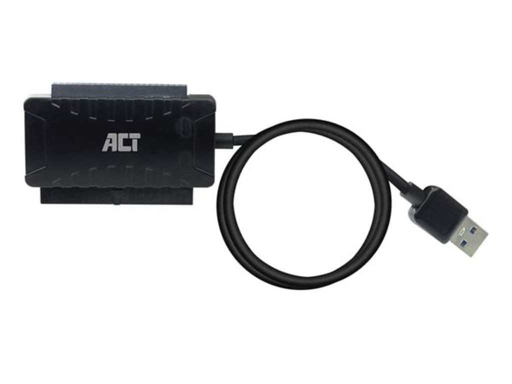 ACT ACTAC1520: USB 3.2 Gen1 to IDE + SATA adapter with power supply ...