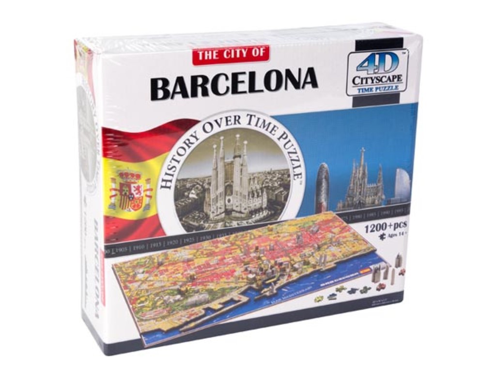 4D Cityscape 4DBA: 4D TIME PUZZLE - BARCELONA - 1200 pcs – Velleman ...