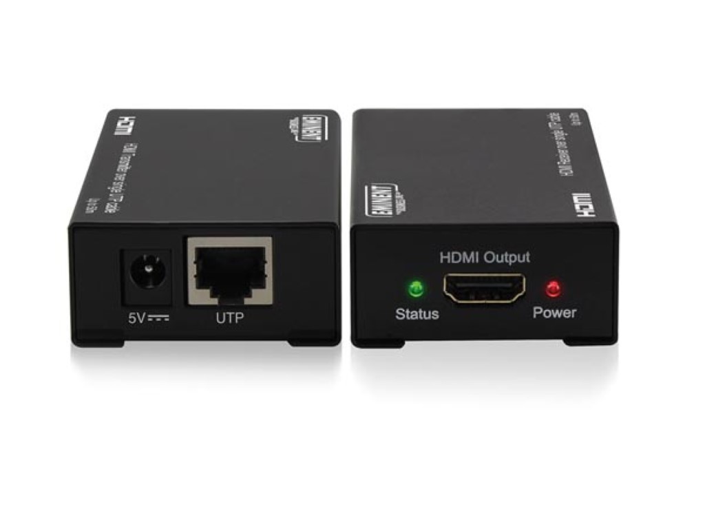 Eminent EM7817: EMINENT - HDMI EXTENDER SET 50 m single CAT6, 3D ...