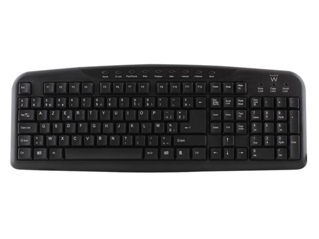 Ewent EM3131: EWENT - MULTIMEDIA KEYBOARD - USB - BE KEYBOARD LAYOUT ...