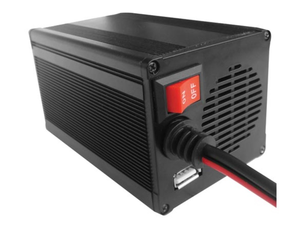Eminent EM3991: EMINENT - POWER INVERTER 12 VDC TO 220 VAC (150 W ...