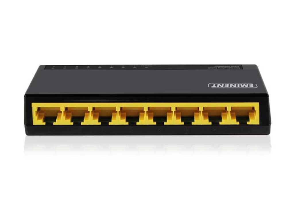 Eminent EM4408: EMINENT - 8 PORT MINI NETWORKING SWITCH 10/100 Mbps N ...