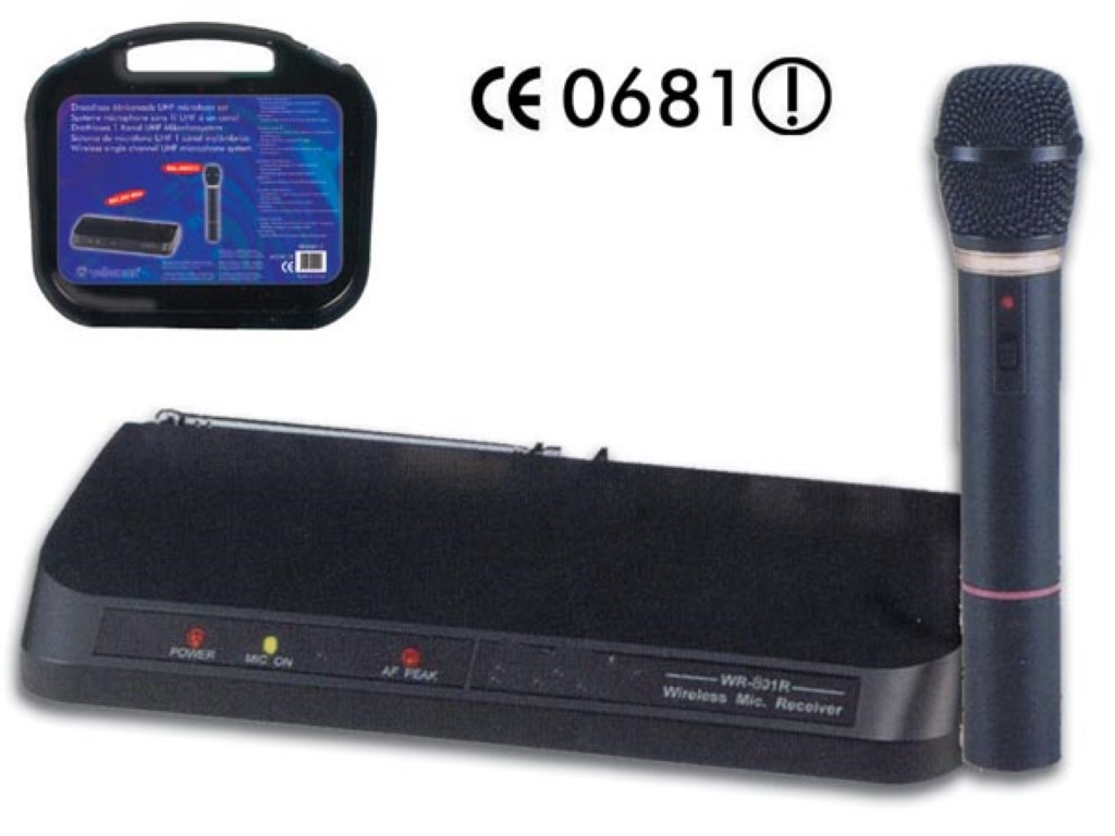MICW15E: WIRELESS SINGLE-CHANNEL 863.300MHz BALANCED UHF MICROPHONE ...