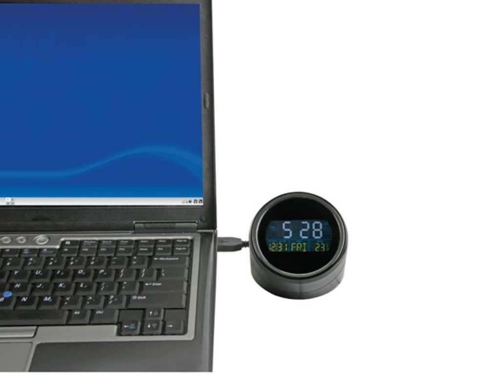 Velleman PCUSB23: USB 2.0 HUB / 4 PORTS + DIGITAL CLOCK AND TIMER ...